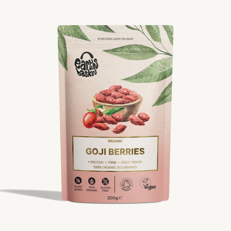 Organic Goji Berries | Nutrient-Rich Snack | Earths Basket